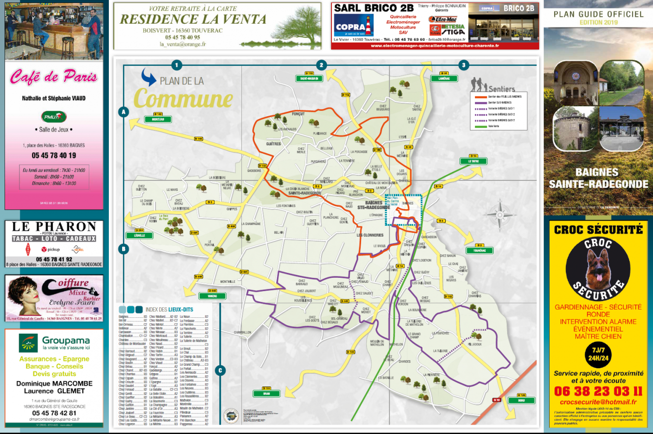 Le Plan Guide - Baignes Sainte Radegonde